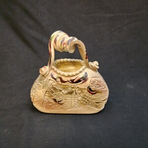 Signed Gail Markiewicz Handcrafted Art Pottery Vase Ceramic Purse ...