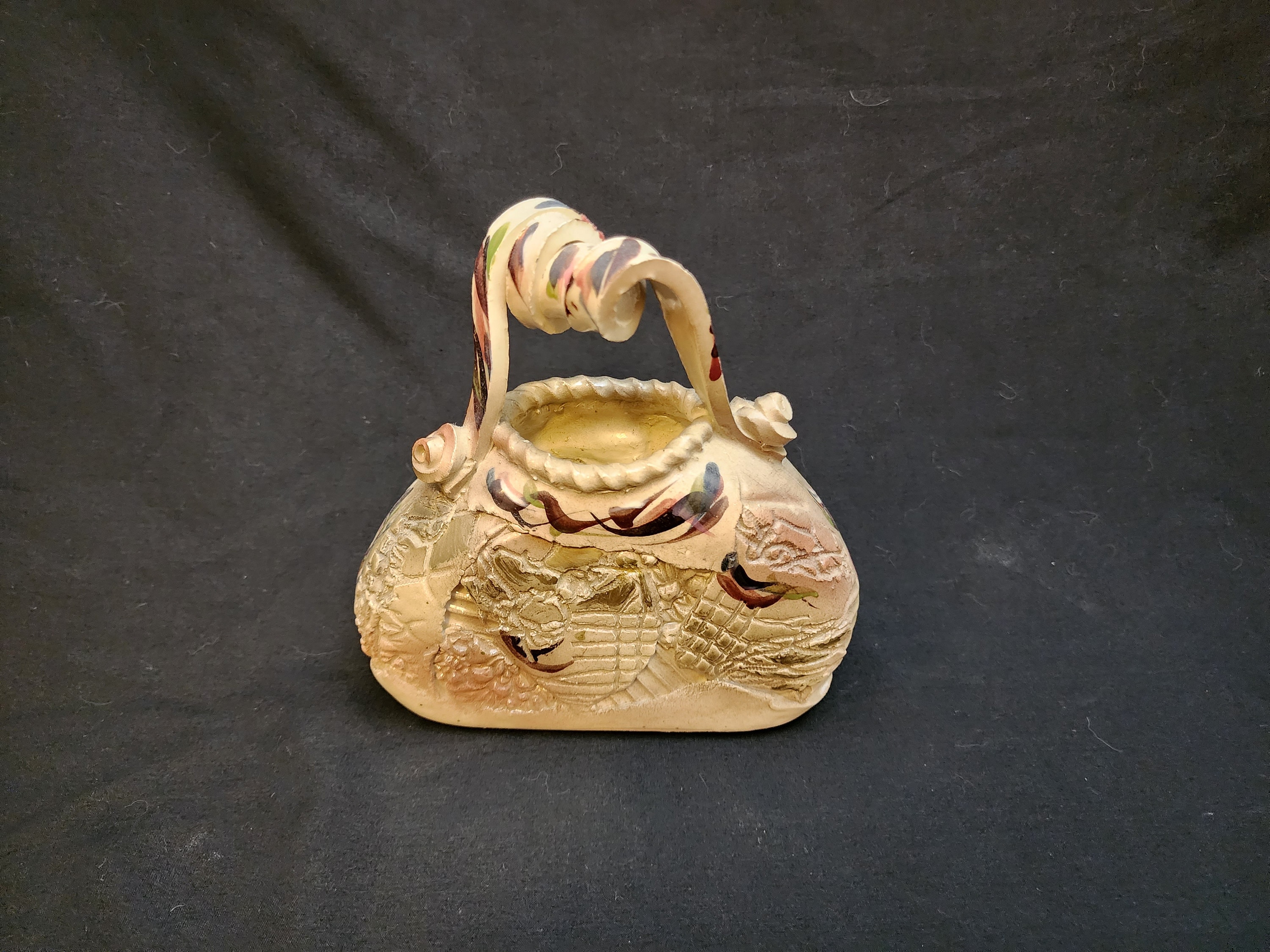 Signed Gail Markiewicz Handcrafted Art Pottery Vase Ceramic Purse ...