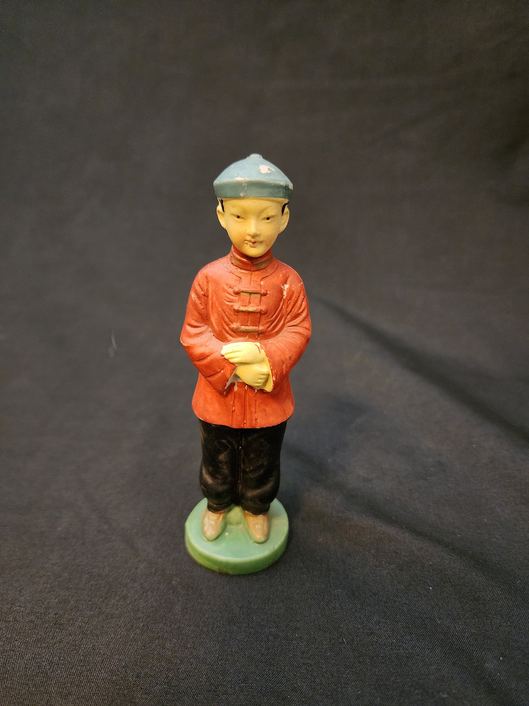 Vintage 1940s Japanese Asian Little Boy Porcelain Figure Made Occupied ...