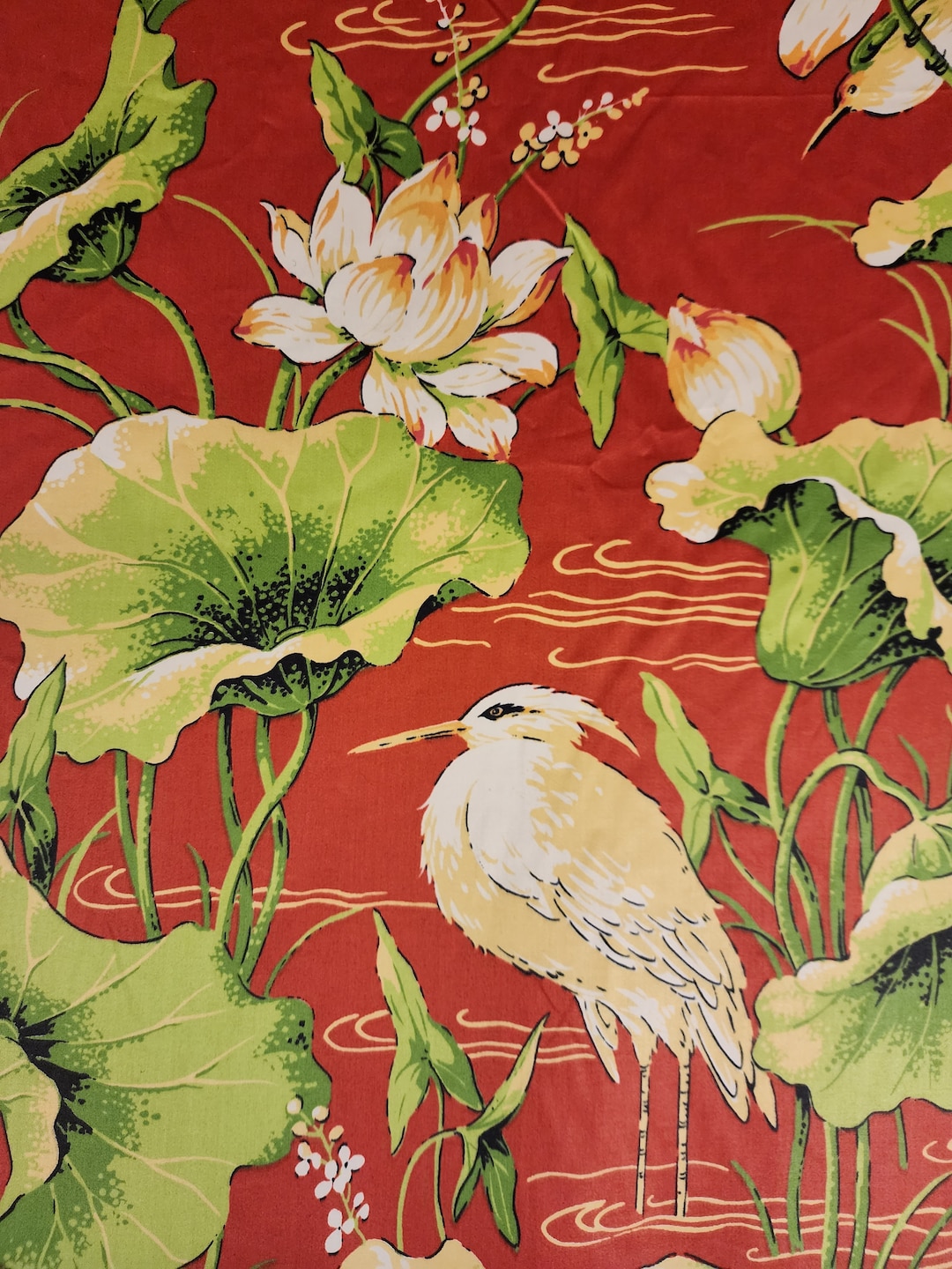 Kipling Decorating Fabric 100% Cotton Rainforest Red By-the-yard ...