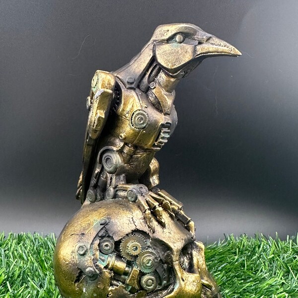 Steampunk Raven - Etsy