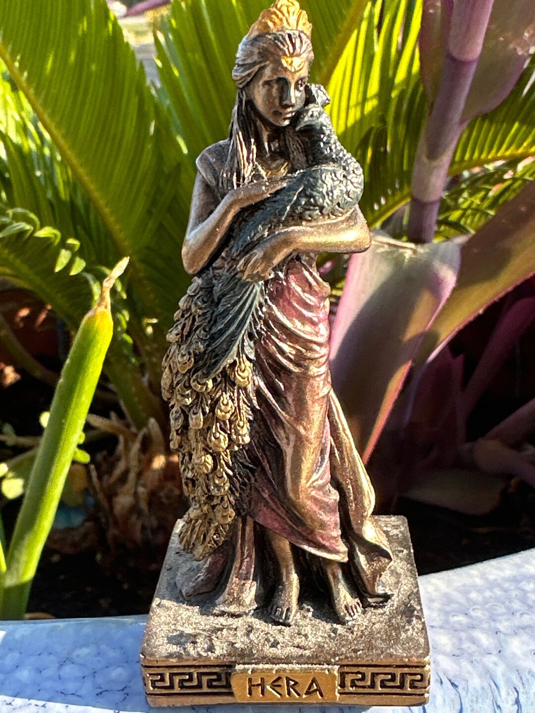 Hera Greek Goddess Statue MINIATURE, Bronze Finish - Etsy
