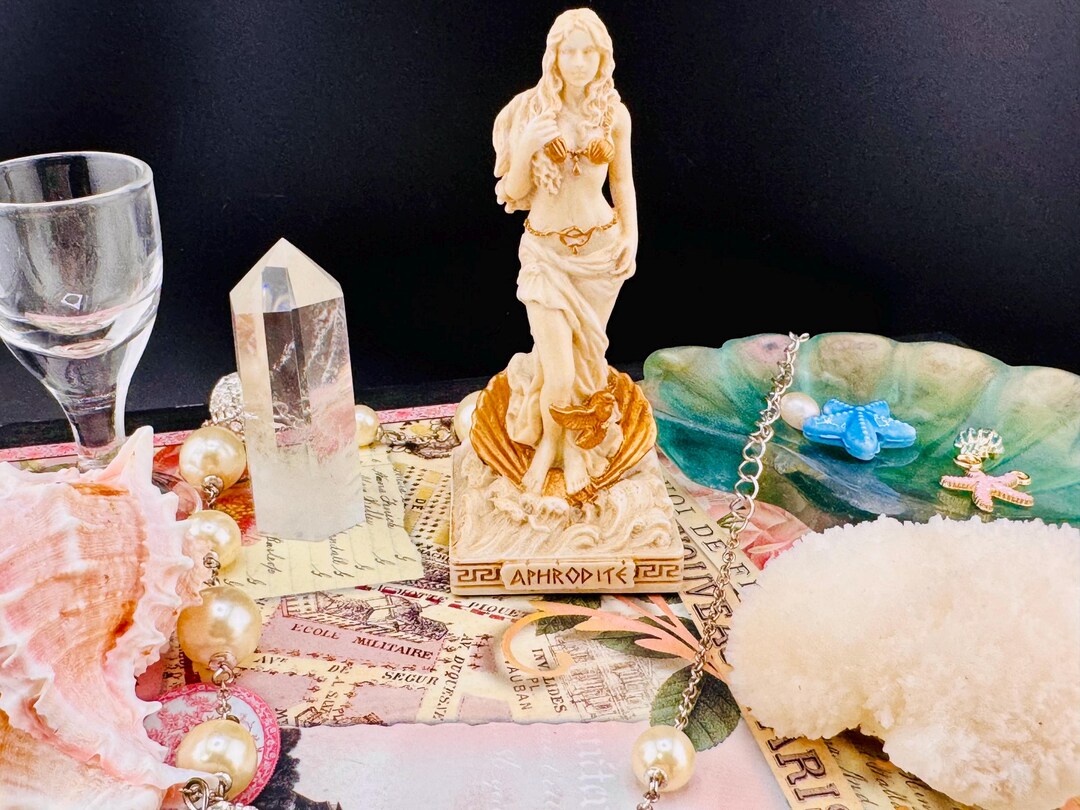Greek Goddess Aphrodite, Glamour Magic, Love Spell, Miniature Altar ...