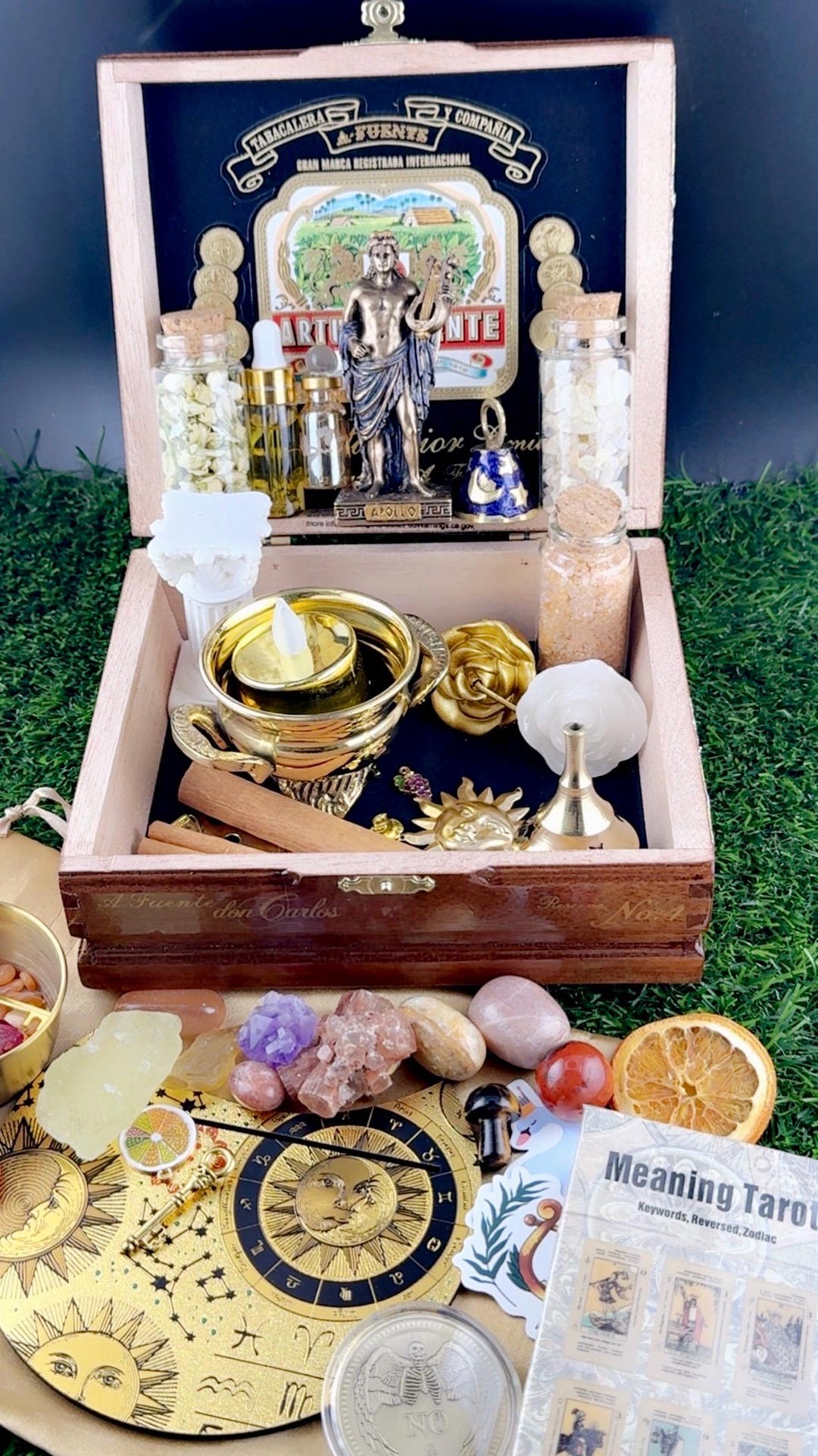 Apollo Greek God Cigar Box Altar, Travel Altar, God of the Sun - Etsy