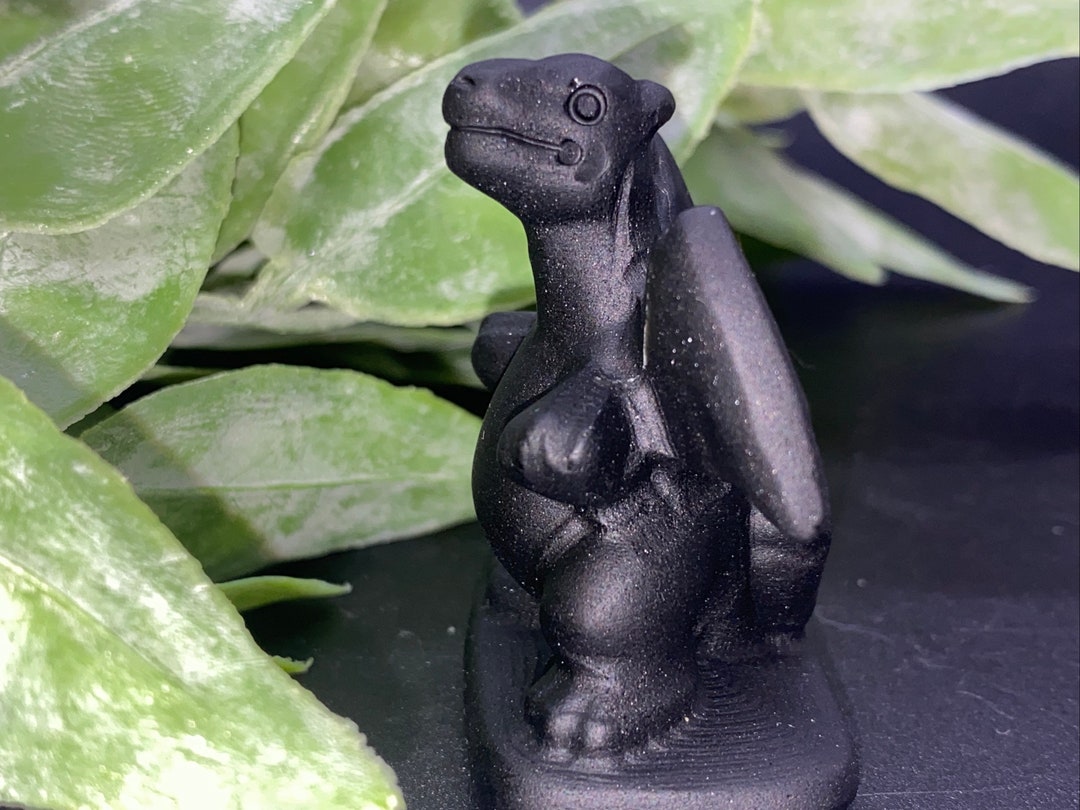 Charizard Black Obsidian Carving - Etsy