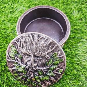 Greenman, Oak Tree, Ent, Forest God ,altar Trinket Jewlery Box - Etsy