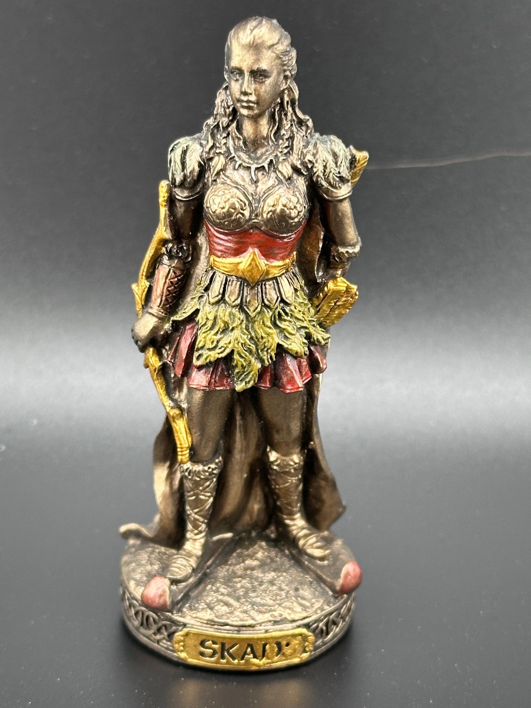 Skadi Norse Goddess Statue MINIATURE - Etsy UK