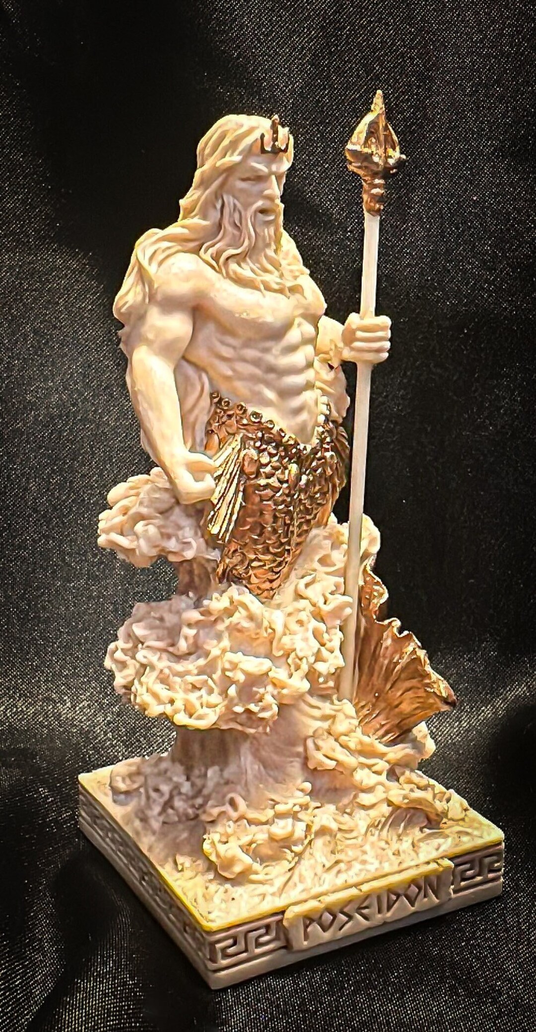 Poseidon God of the Sea Miniature/small Figurine - Etsy