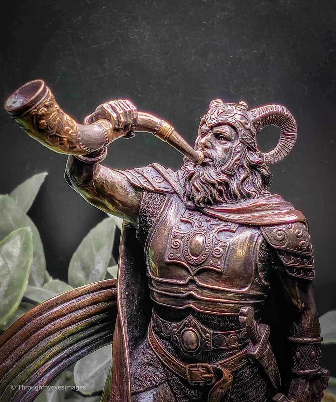 Heimdall With Rooster 9 in Tall - Etsy