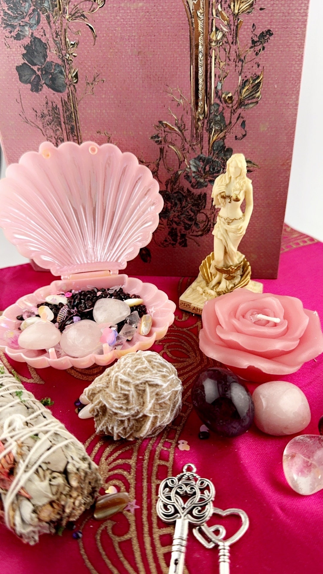 Love Goddess Altar Freya/aphrodite/venus Book Box Altar Discrete ...