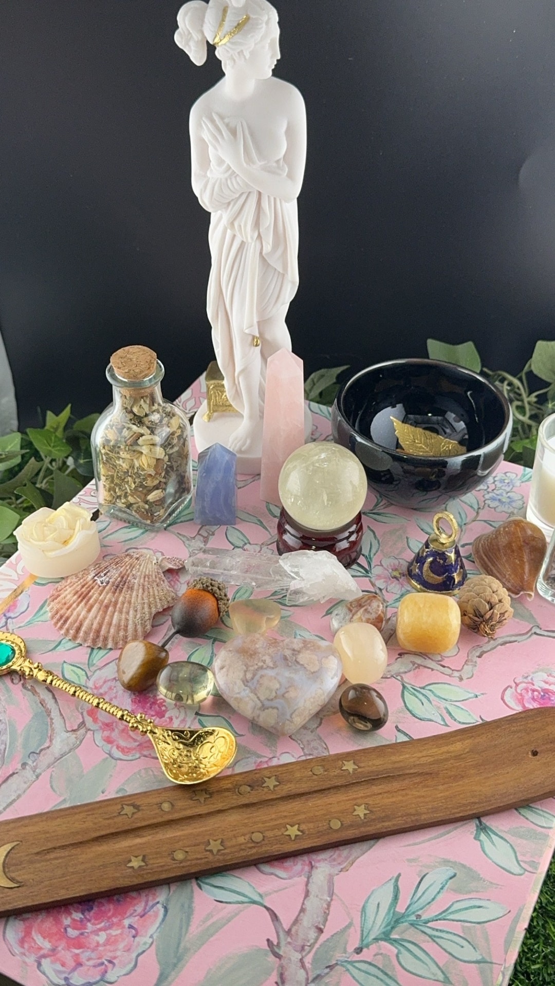Classic Greek/roman Goddess Altar Decor-book Box, Travel Altar-discrete ...