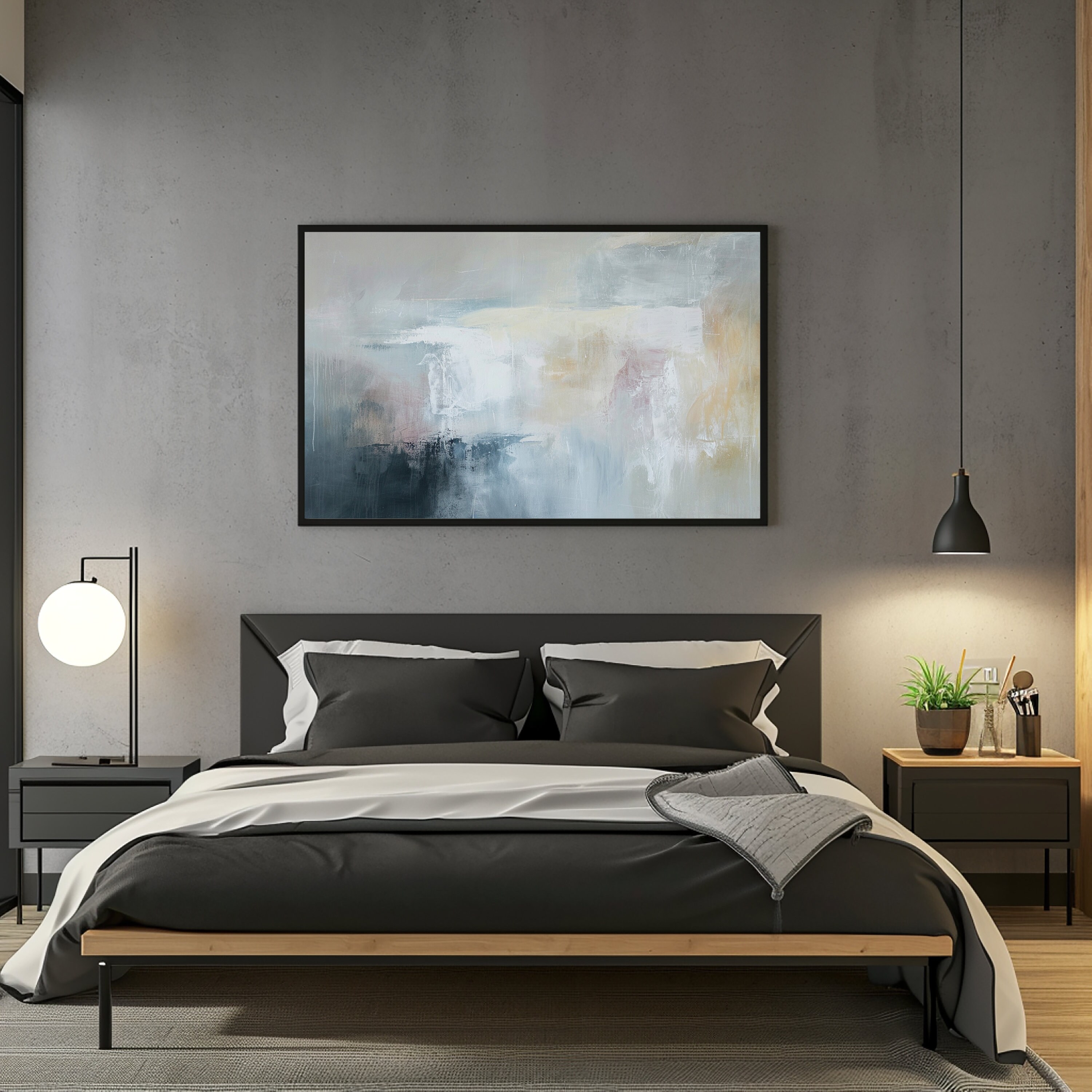 Abstract Painting, Digital Prints, Printable Wall Art, Large Decor ...