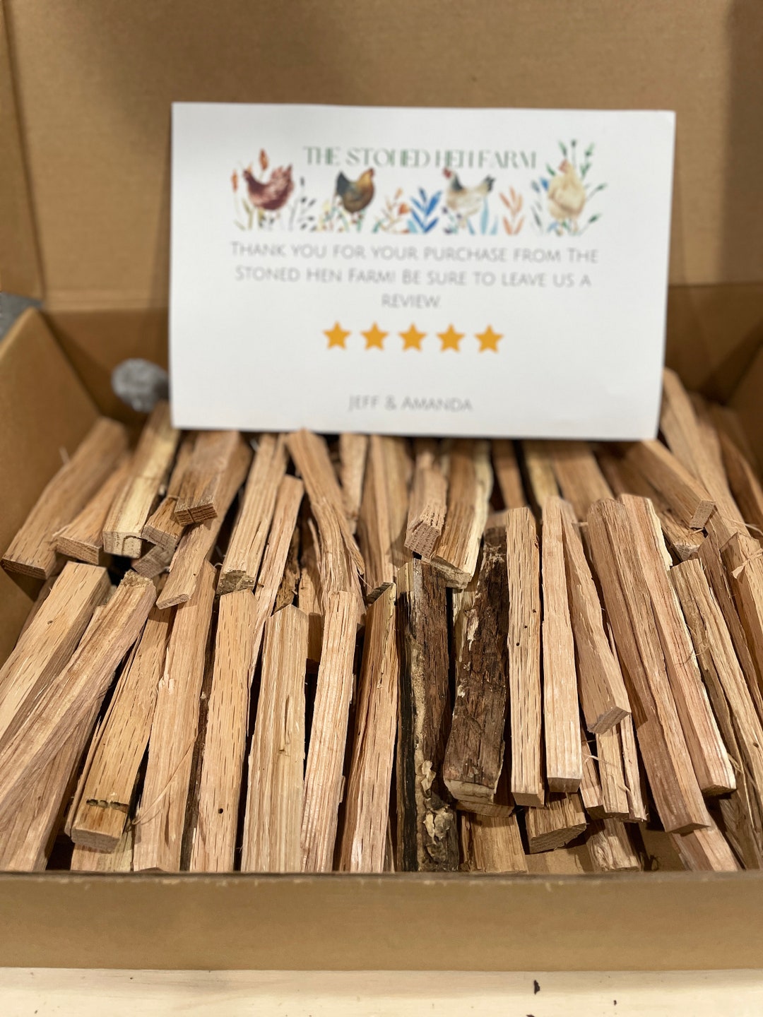 Mini Firewood Logs - Medium Box of Approx 200 Teeny Tiny Logs - Perfect ...
