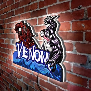 Ultra Rare Venom Pinball Topper LED Lightbox - Fully Dimmeable - USB ...