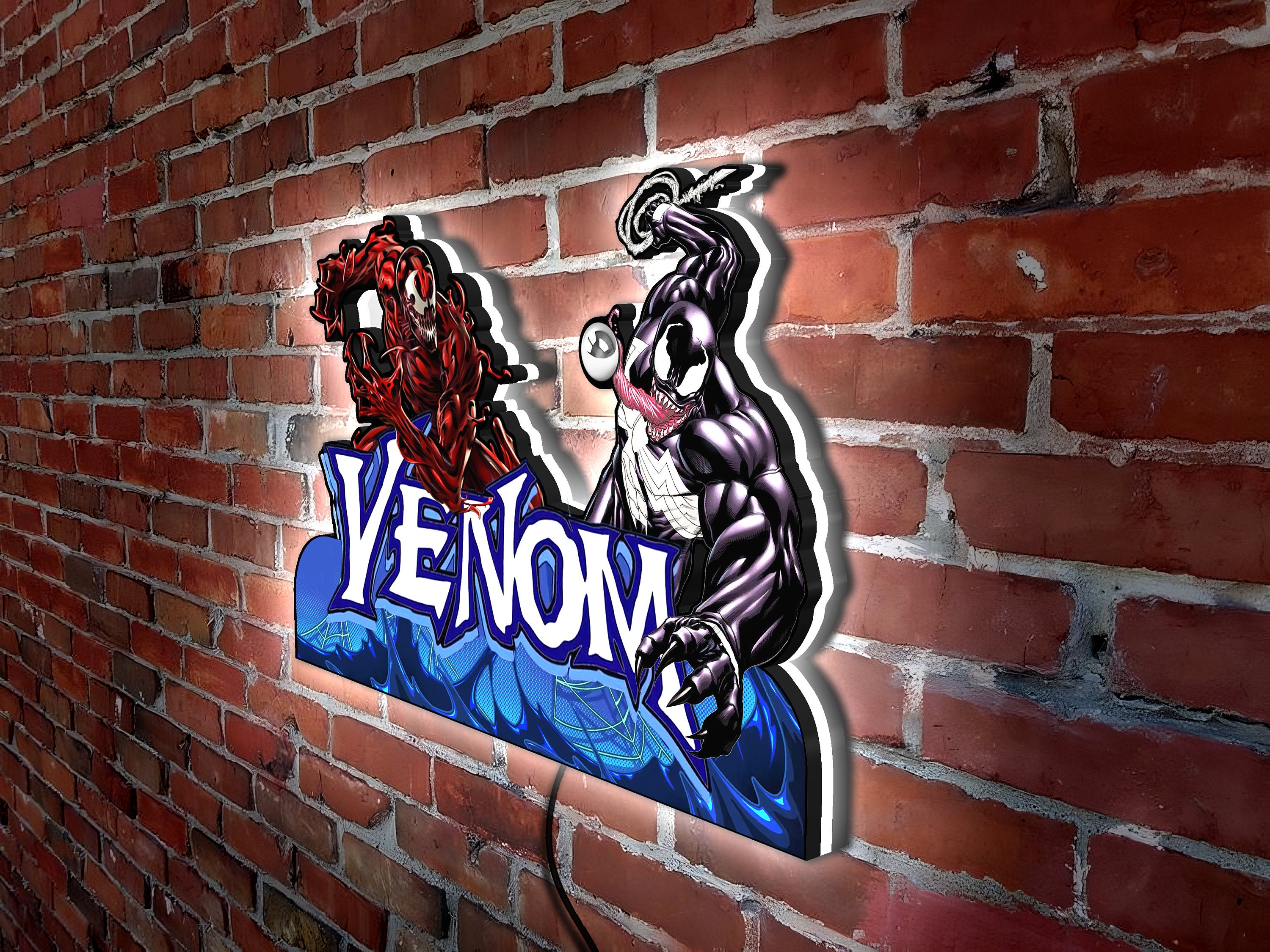 Ultra Rare Venom Pinball Topper LED Lightbox Fully Dimmeable USB ...