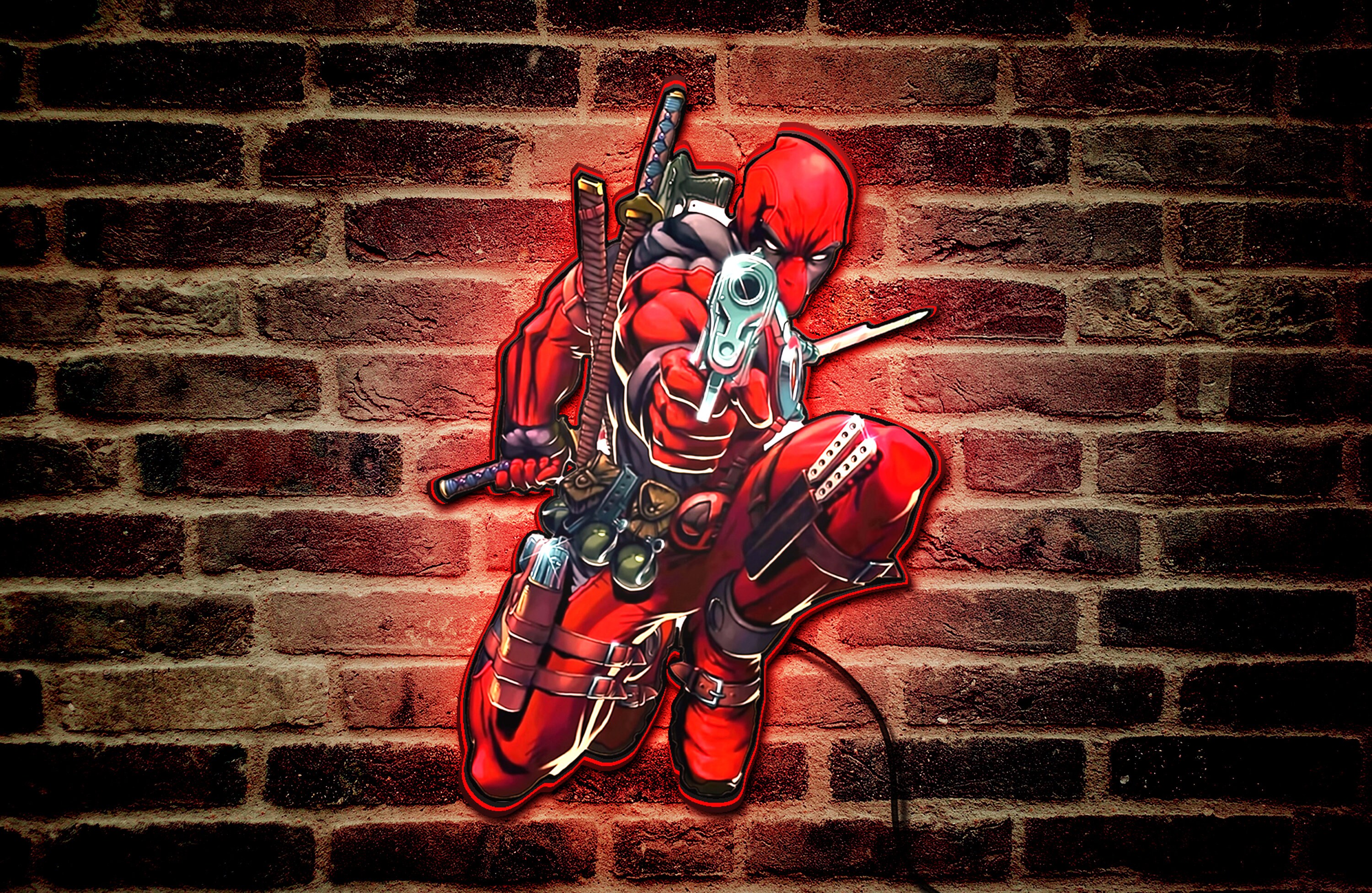 Custom Deadpool Pinball Topper LED Lightbox - Enhance Your Gaming ...