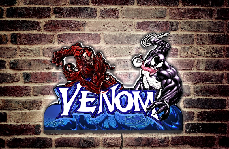 Ultra Rare Venom Pinball Topper LED Lightbox Fully Dimmeable USB ...