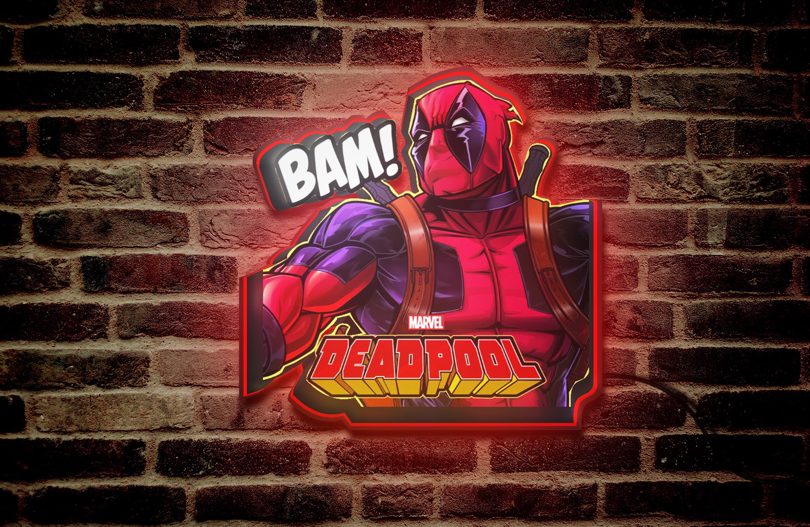 Custom Deadpool Pinball Topper LED Lightbox - Enhance Your Gaming Experience! - Etsy