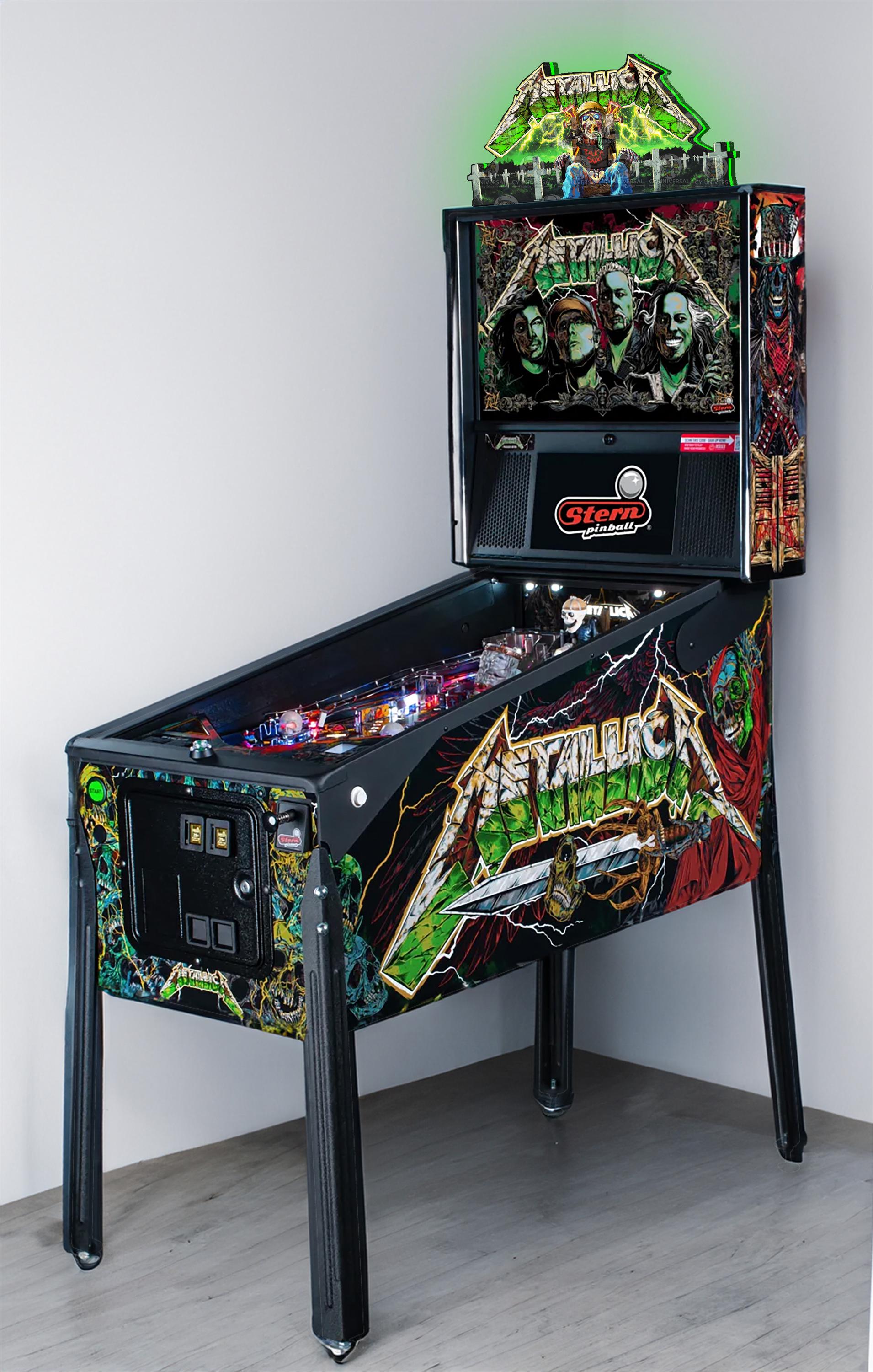 Metallica Remastered Pinball Topper: Remaster of Shock - Dimmer - LED ...