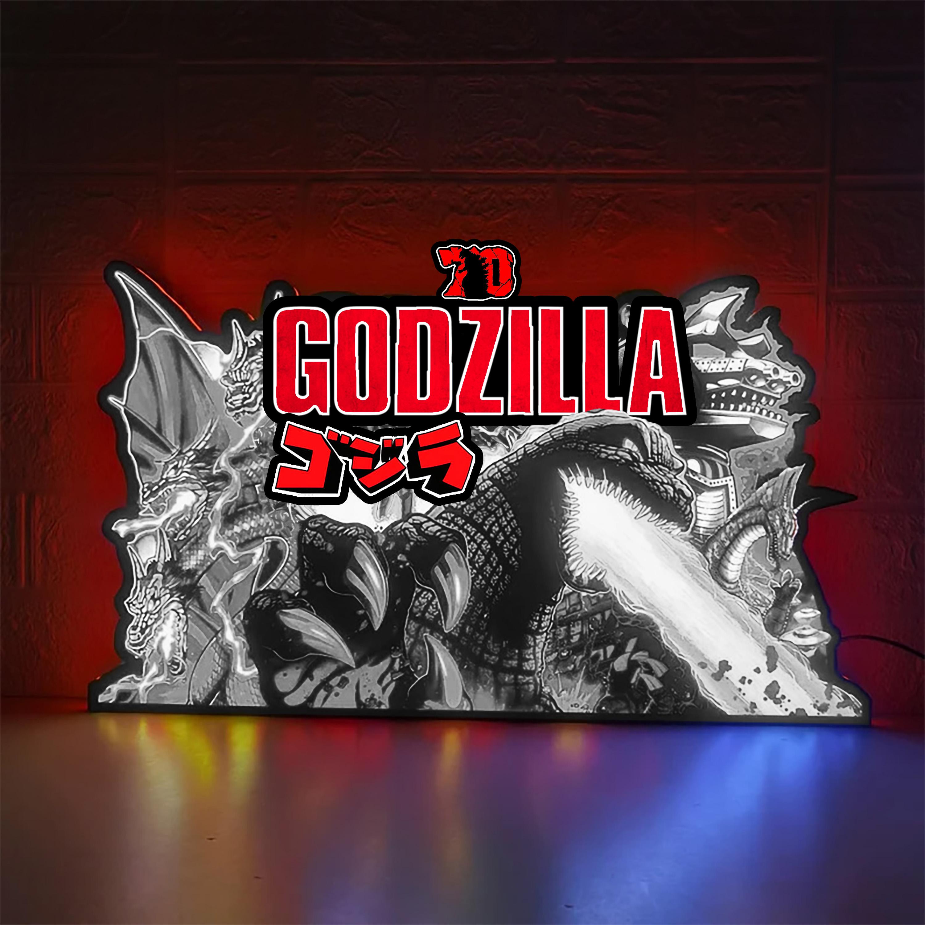 Godzilla 70th Anniversary Pinball Topper LED Lightbox - Limited Edition ...