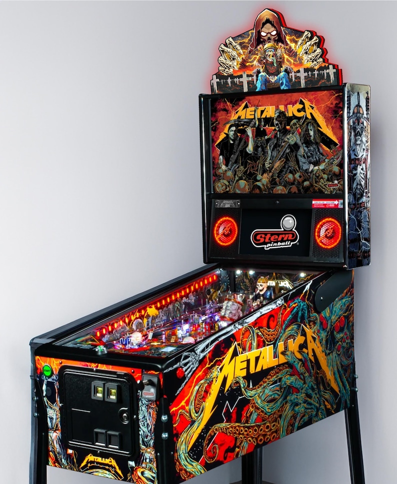 Metallica Remastered Pinball Topper: Remaster of Shock - Dimmer - LED ...