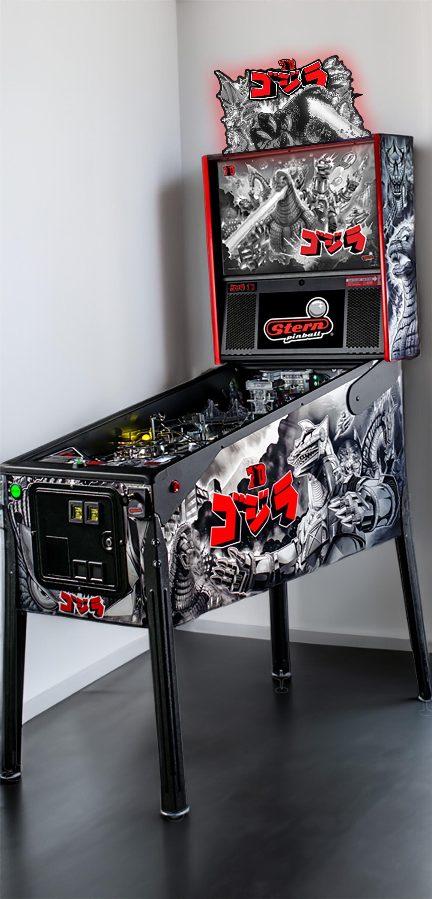 Godzilla 70th Anniversary Pinball Topper LED Lightbox - Limited Edition ...