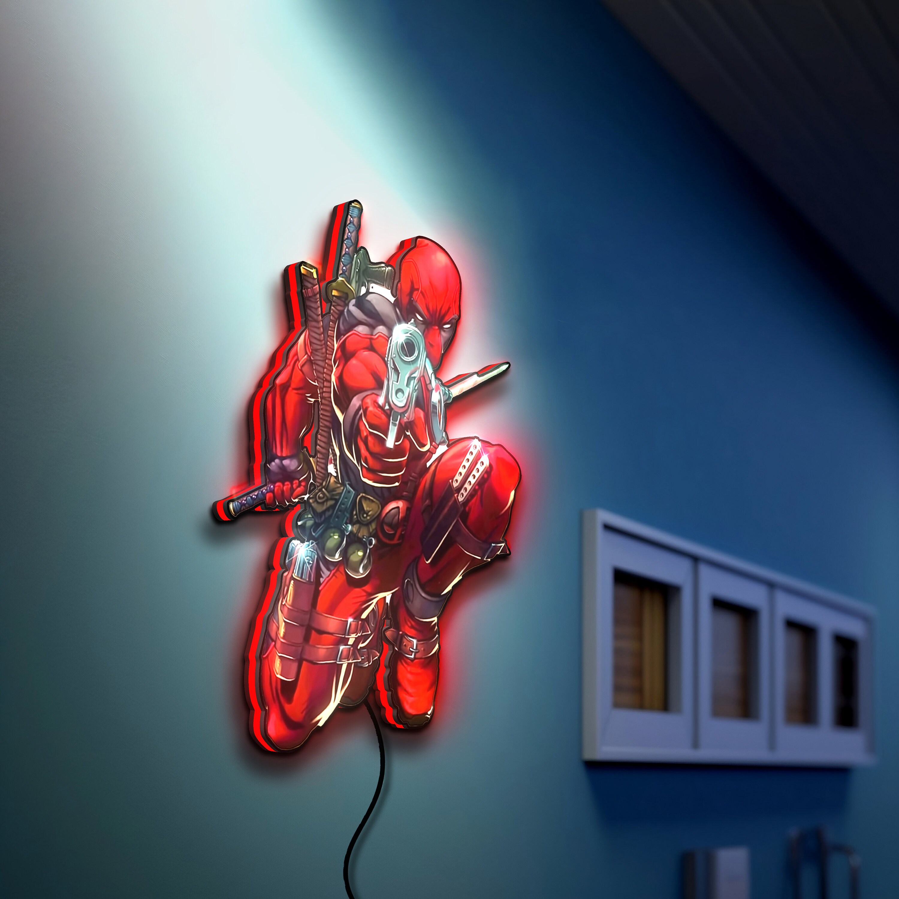 Custom Deadpool Pinball Topper LED Lightbox - Enhance Your Gaming Experience! - Etsy