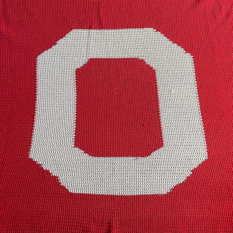 Ohio State Afghan - Etsy