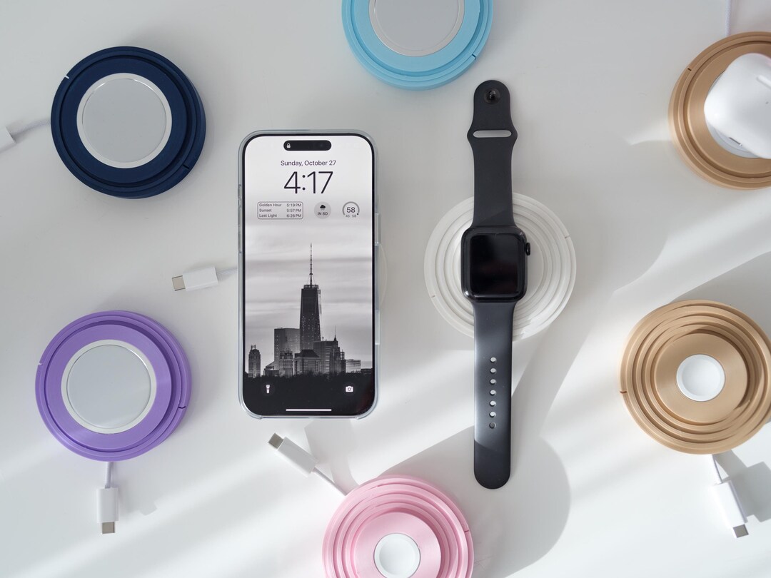 Yoyo | 2024 Magsafe and Apple Watch Compatible Charging Puck With Wired ...