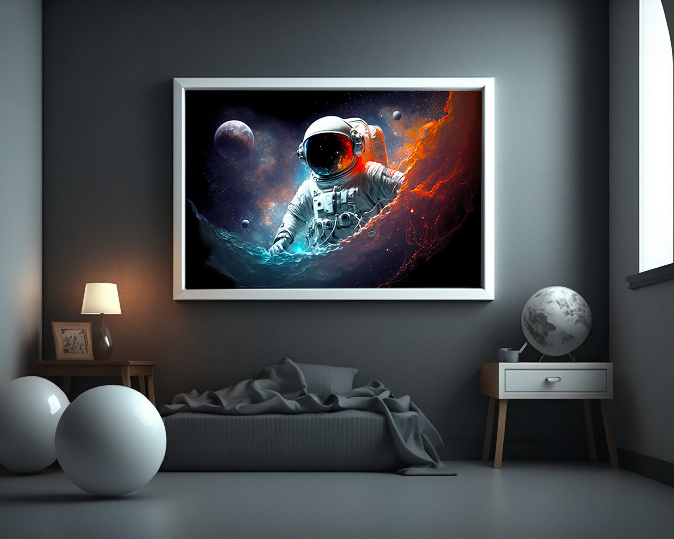 Astronaut Floating in the Milky Way | NASA Space Cosmic, Beautiful ...