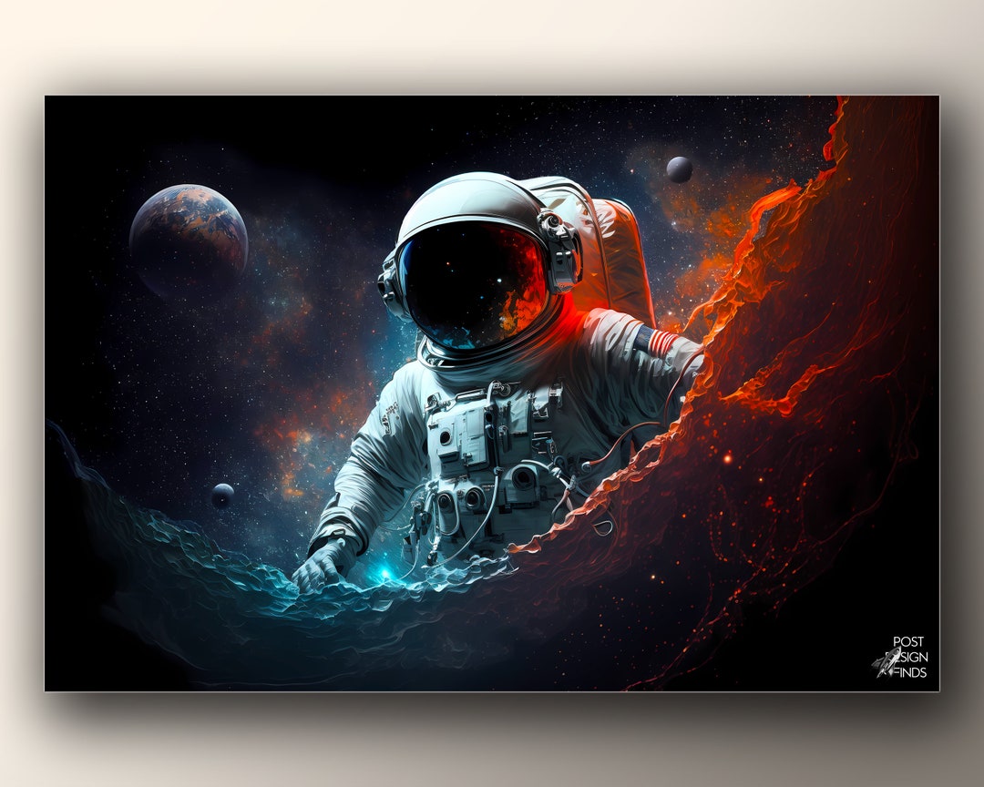 Astronaut Floating in the Milky Way | NASA Space Cosmic, Beautiful ...