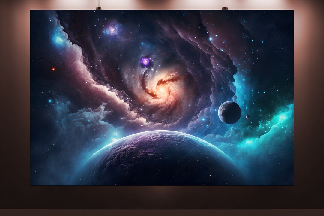 Cosmic Space Artwork | Adrift in the Endless Void | Milky Way Stars ...