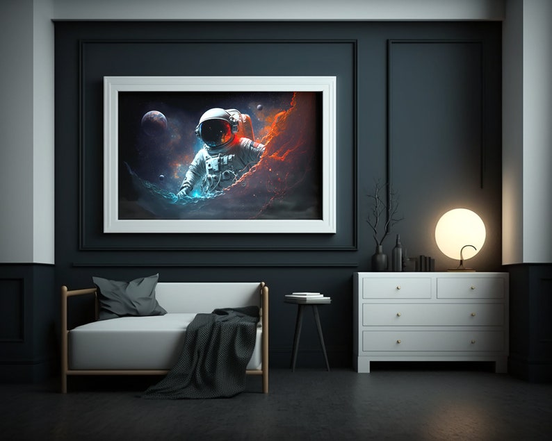 Astronaut Floating in the Milky Way | NASA Space Cosmic, Beautiful ...