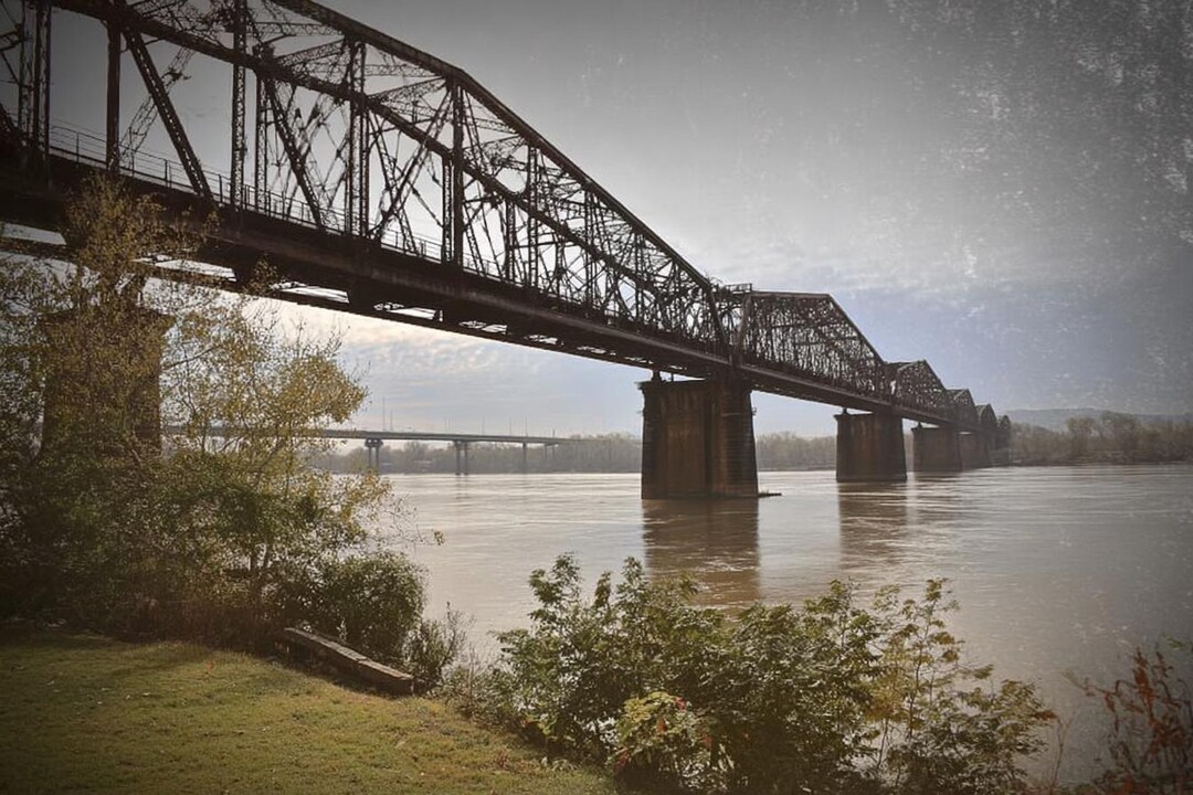 Big River Crossing Bridge Art Print: Memphis Mississippi River (digital ...