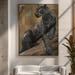 Digital Printable Black Jaguar - Abstract Geometric Design With ...