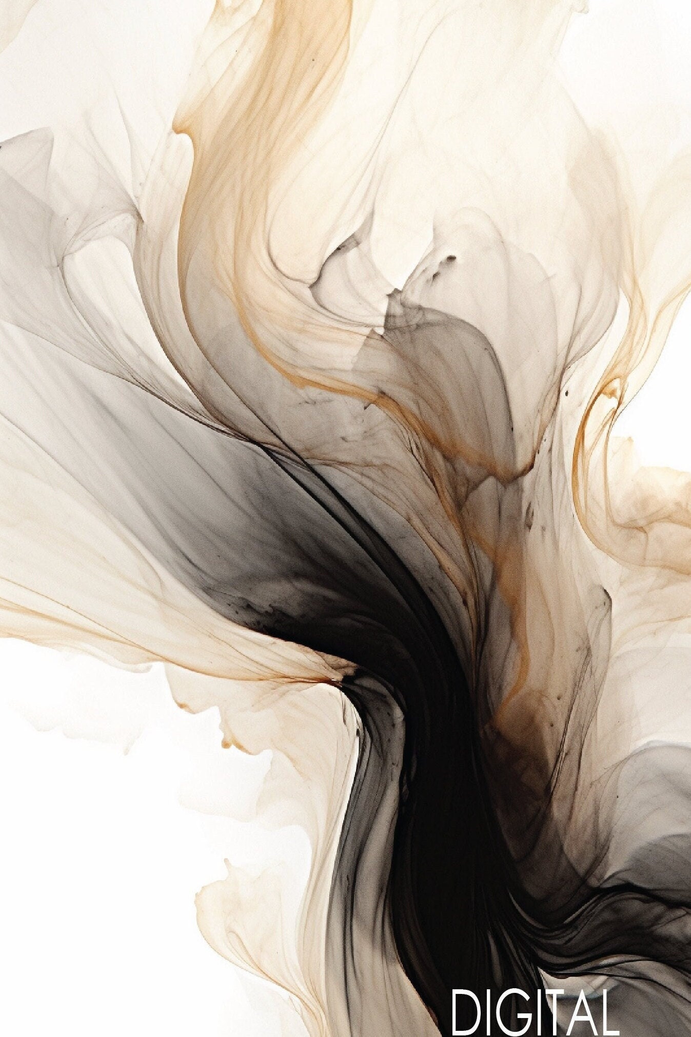 The Smoke AI Digital Download Digital Art Art and Collectables Abstract ...