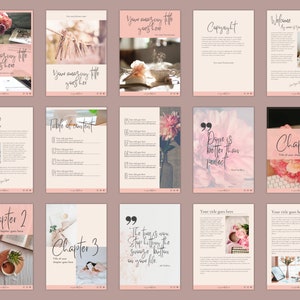 30 Page Ebook Template Canva | Editable Ebook Template | Ebook Digital ...