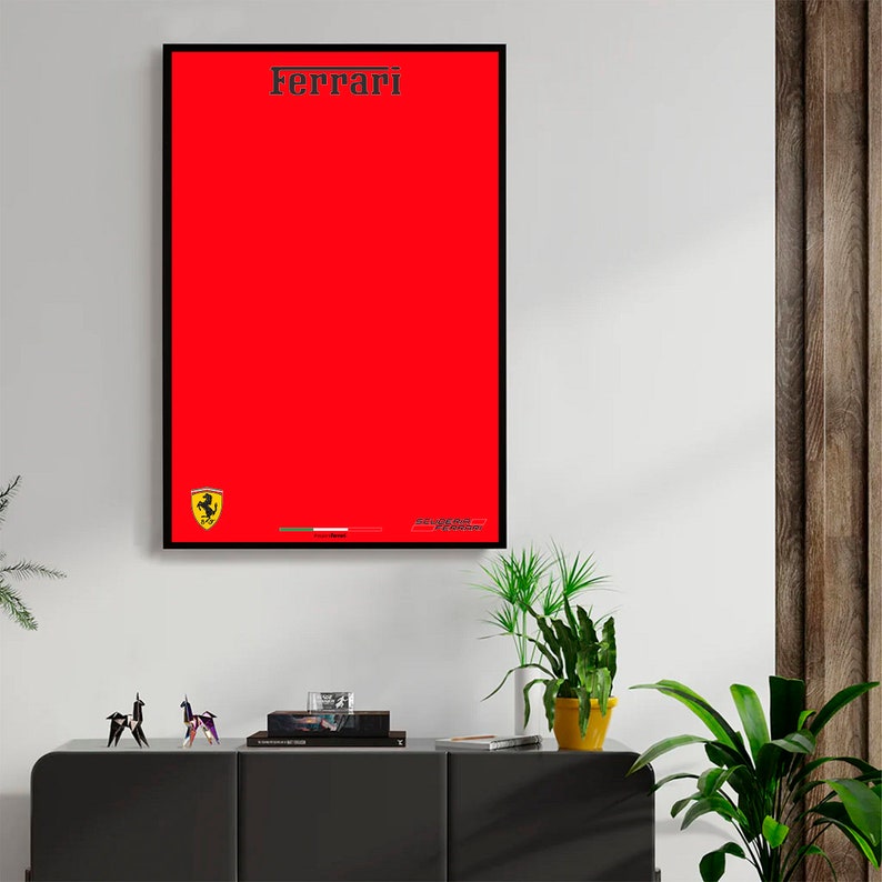 Ferrari Daytona SP3 Digital Artwork for Wall Poster, Technic 42143 ...