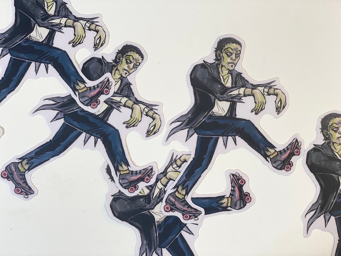 Frankenstein the Roller Skater | Classic Horror Monster on Quad Skates ...