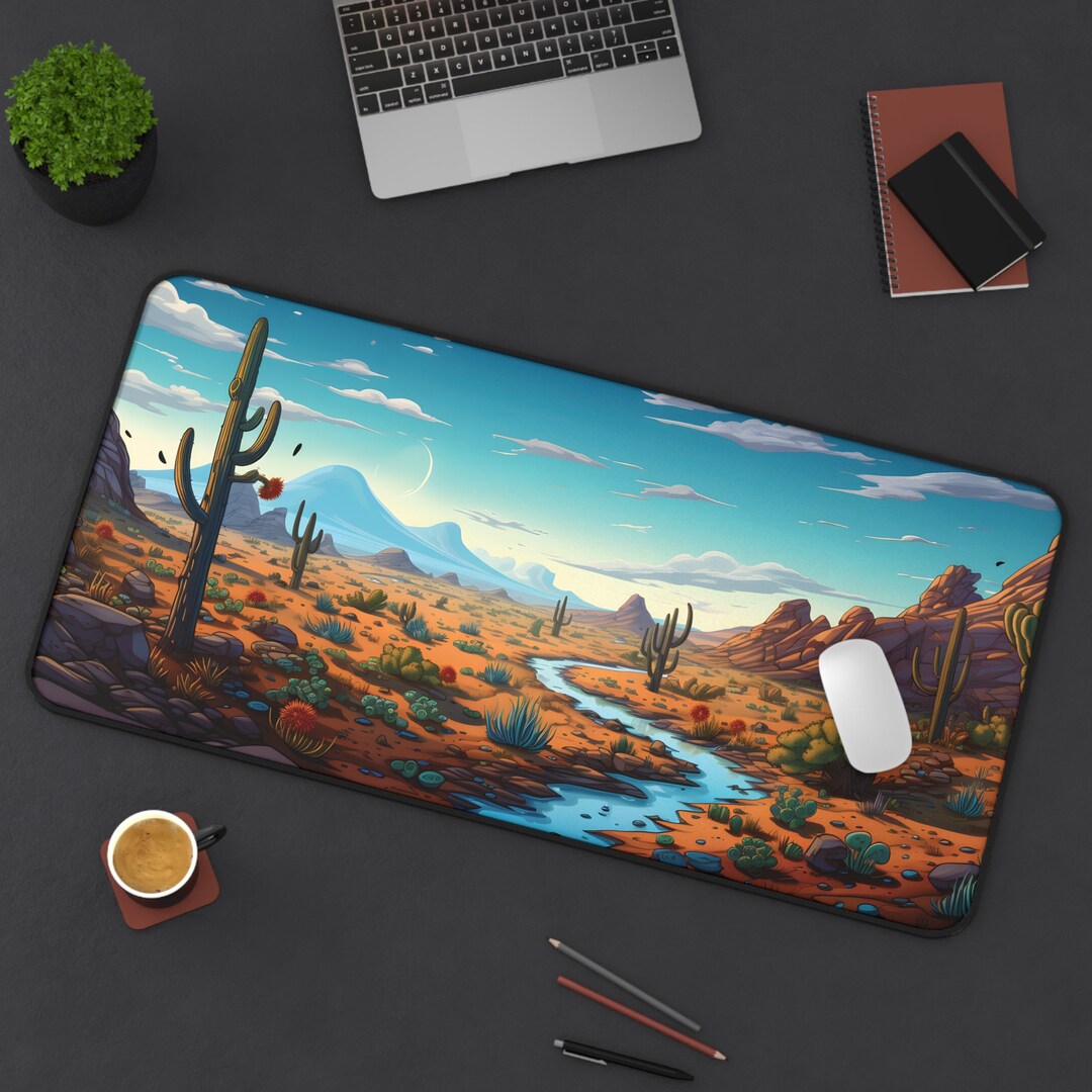 Cool Desert Landscape Print Custom Large Extended Gaming Mouse Pad ...