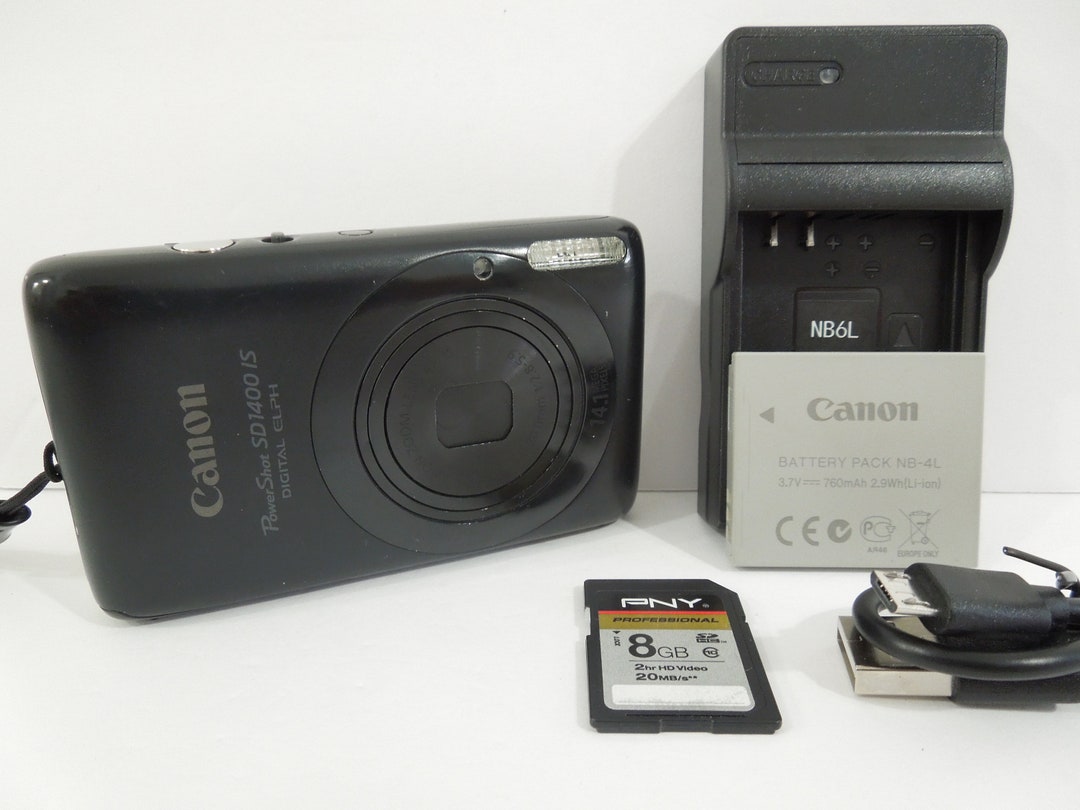 Canon Powershot SD1400 IS 14.1 MP Digital Camera With 4x Optical Zoom ...