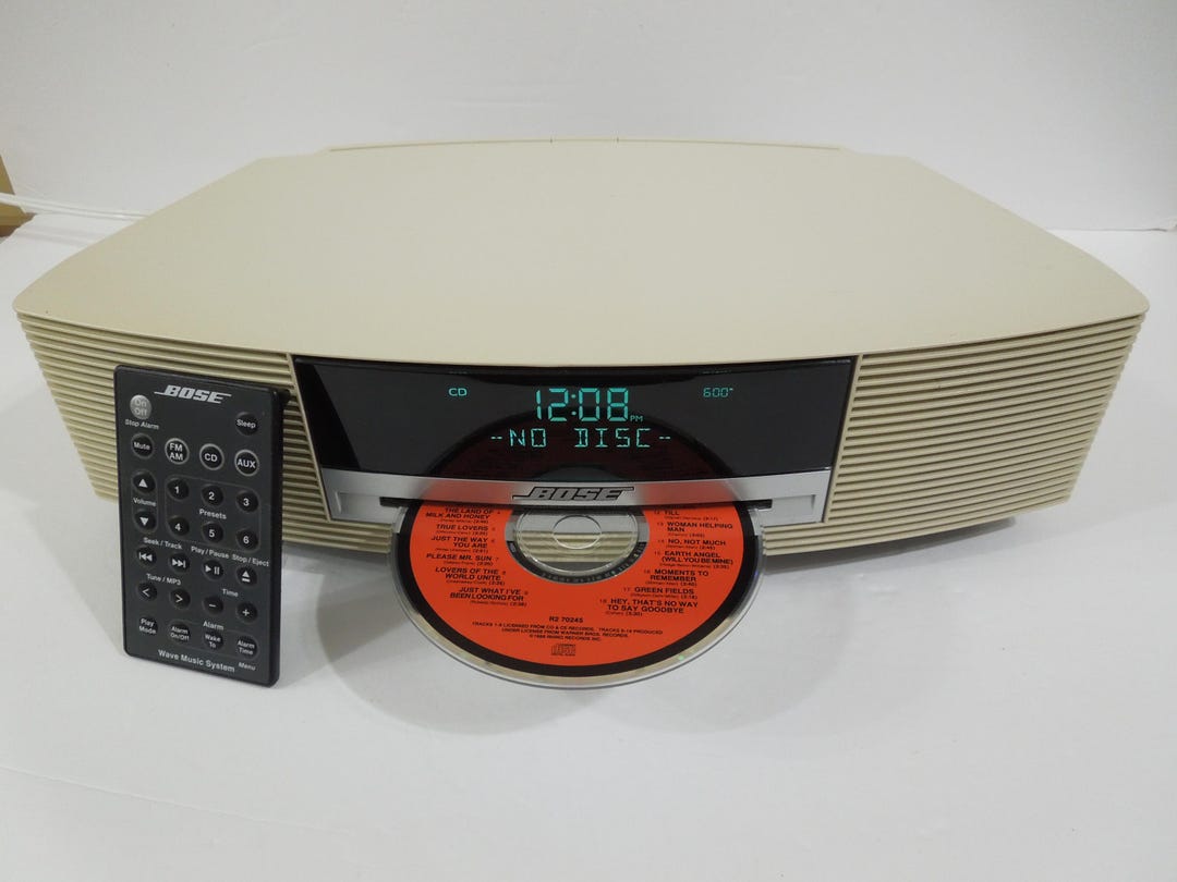 Bose Cd Player Wave Music System I, Radio Alarm Clock, FM / AM, AUX, - Etsy