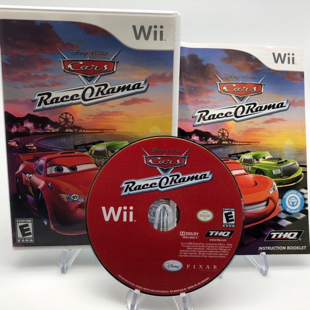 Disney Pixar Race O Rama Wii Video Game With Instruction Booklet Tested ...