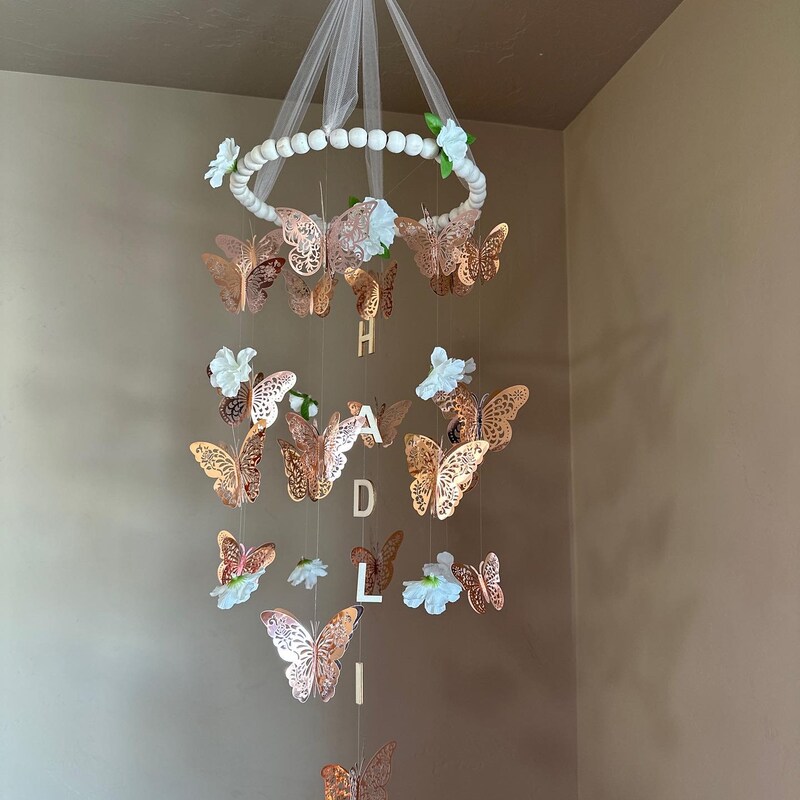 Butterfly Crib Mobile - Etsy