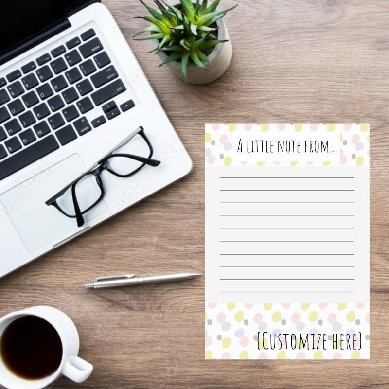 Sticky Note Template - Etsy