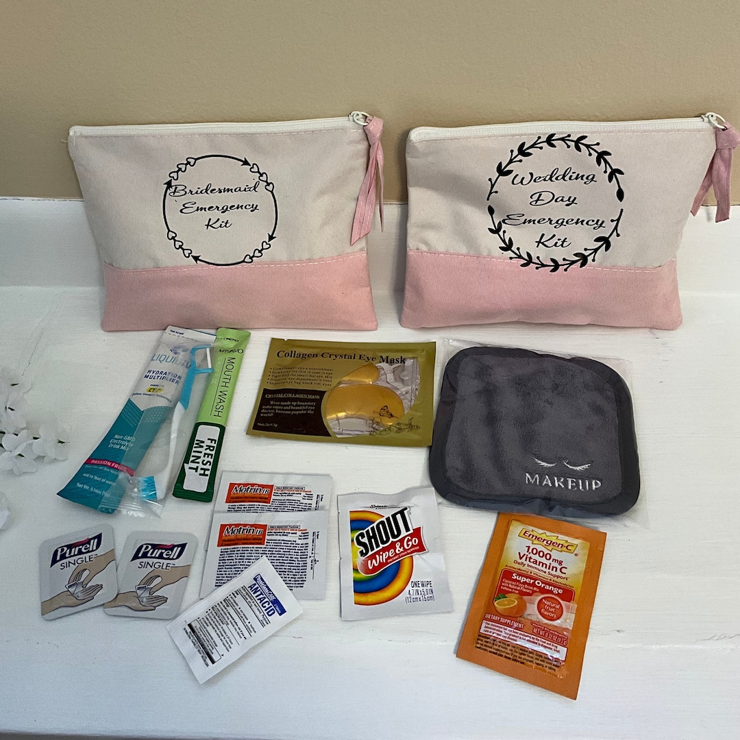 Wedding Day Emergency Kit, Bride Kit, Wedding Party or Bridesmaid ...