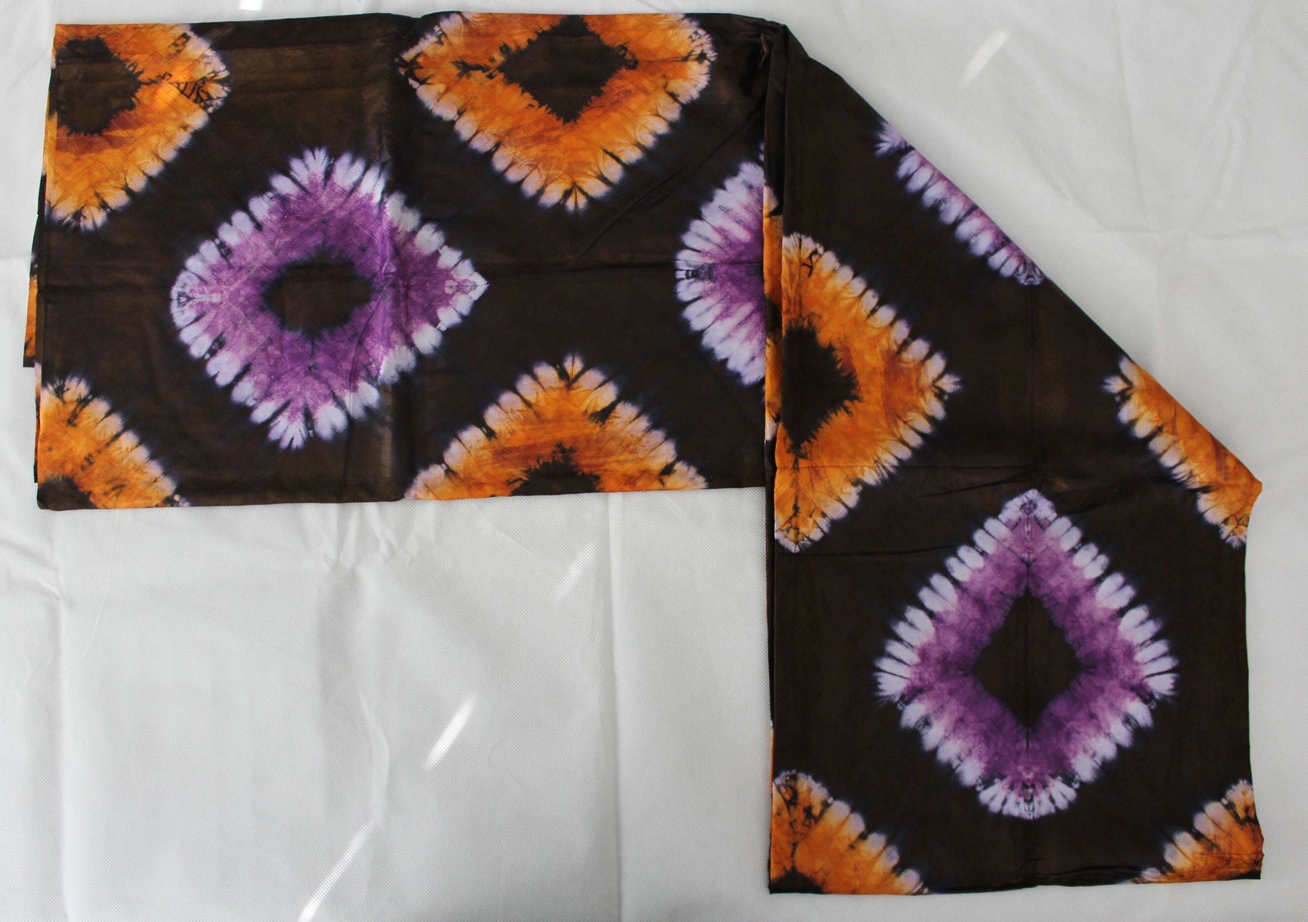 Tie and Dye Indigo-dyed Kampala Batik Fabric Handmade African ...