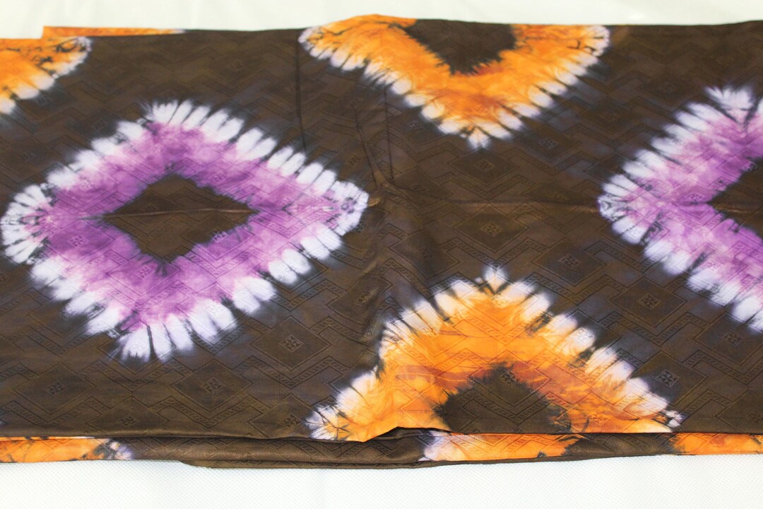 Tie and Dye Indigo-dyed Kampala Batik Fabric Handmade African ...