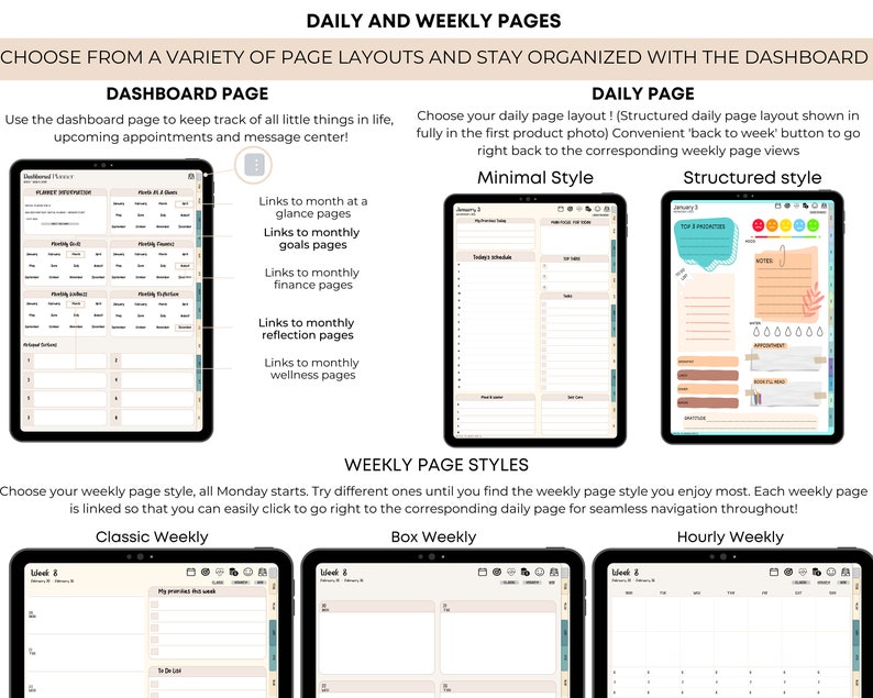 Remarkable 2 Templates Bundle 2024 with Navigation Links Digital ... Remarkable 2 Templates Bundle 2024 with Navigation Links Digital ...