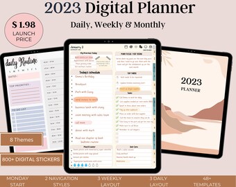 THAT GIRL Planner, 2024 Digital Planner, 2024 Portrait Planner, 2024 ...